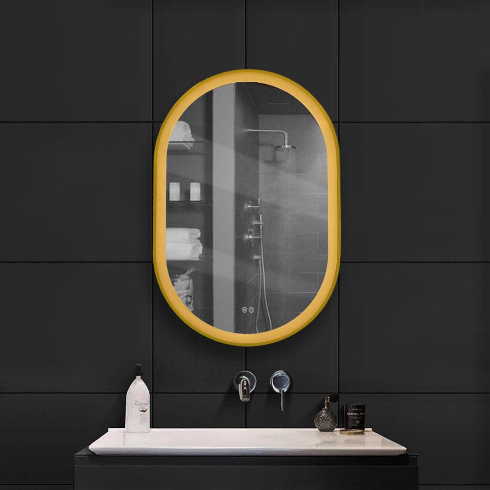 RUBY INFINITY OVAL FRAMED BATHROOM LED VANITY MIRROR
