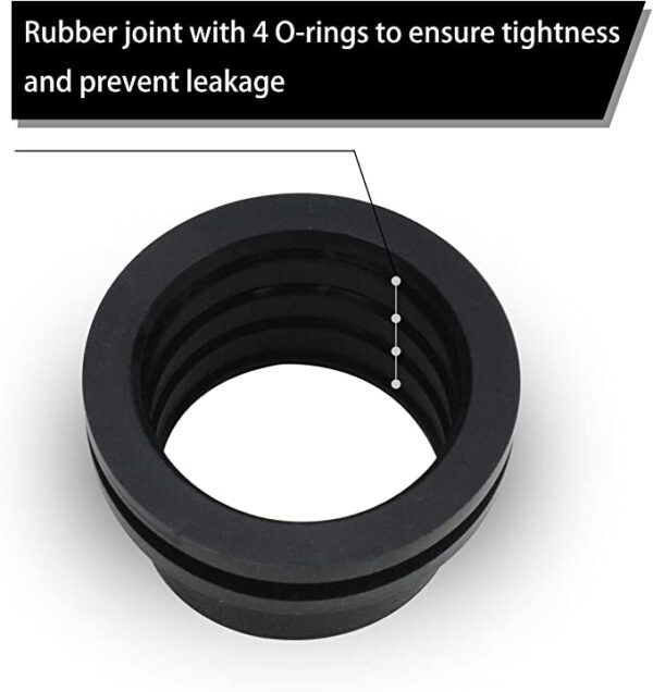 RUBY Canada Shower Drain Base, 2 Inch ABS Flange with Threaded Joints ...