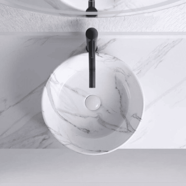RUBY Vessels Ceramic Round Sink