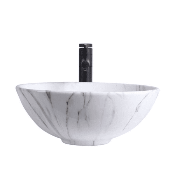 RUBY Vessels Ceramic Round Sink