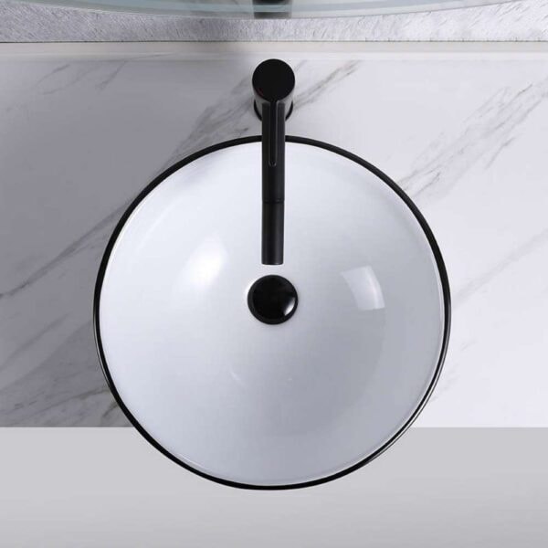 RUBY Vessels Ceramic Round Sink
