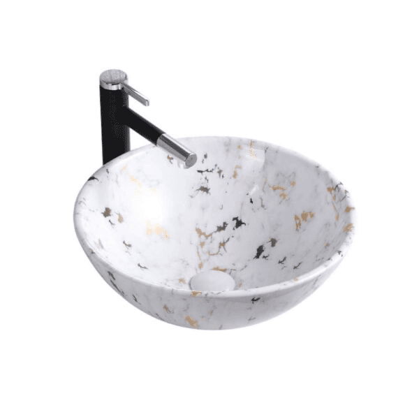 RUBY Vessels Ceramic Round Sink